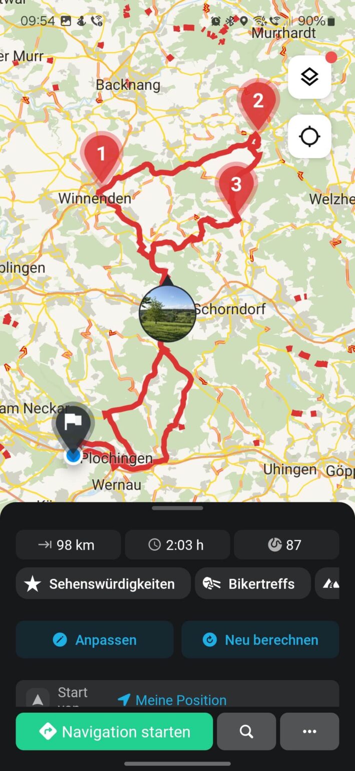 Motorrad Navi Apps Test & Vergleich