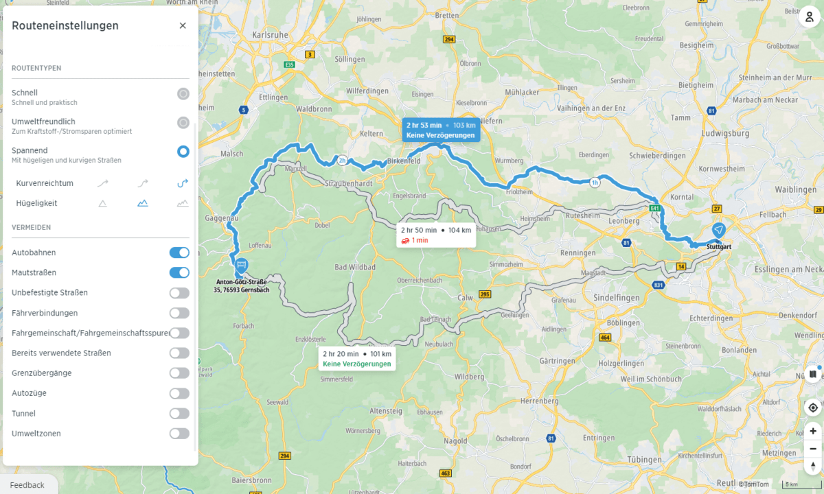 Die beste Motorrad Routenplanungs-Software